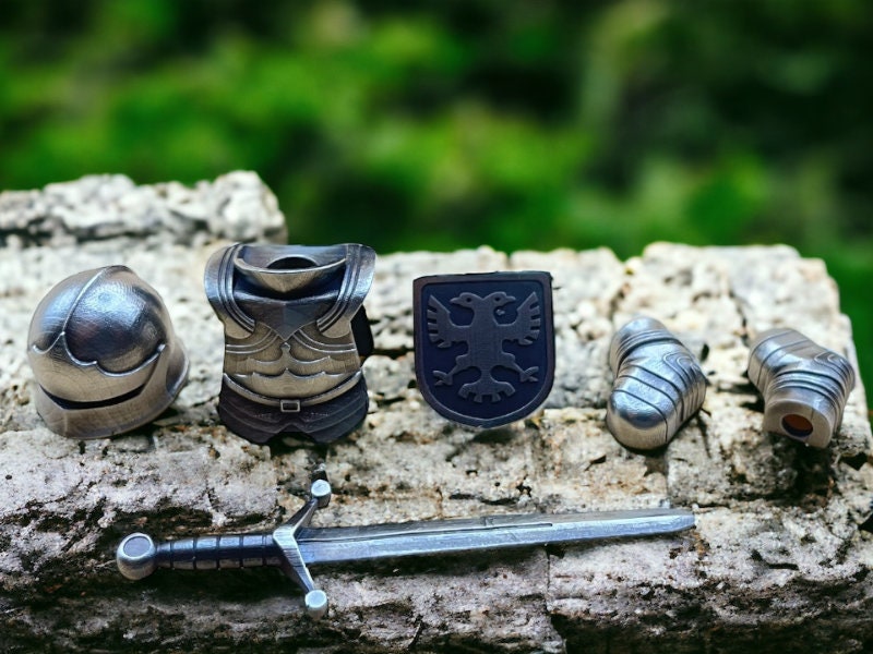 Lego Metal Armor for Minifigure Early Bird Access - Etsy