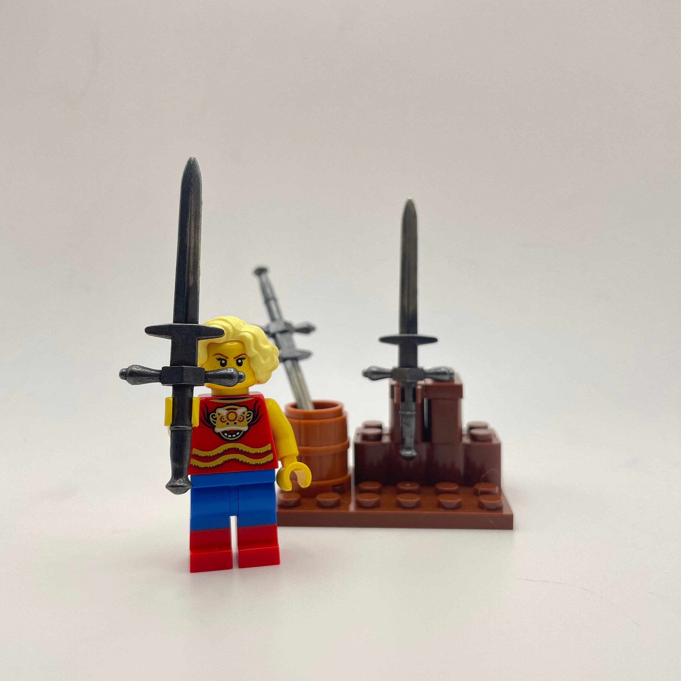 Metal Minifig Two Hand Sword, the Great Sword, Compatible to All ...