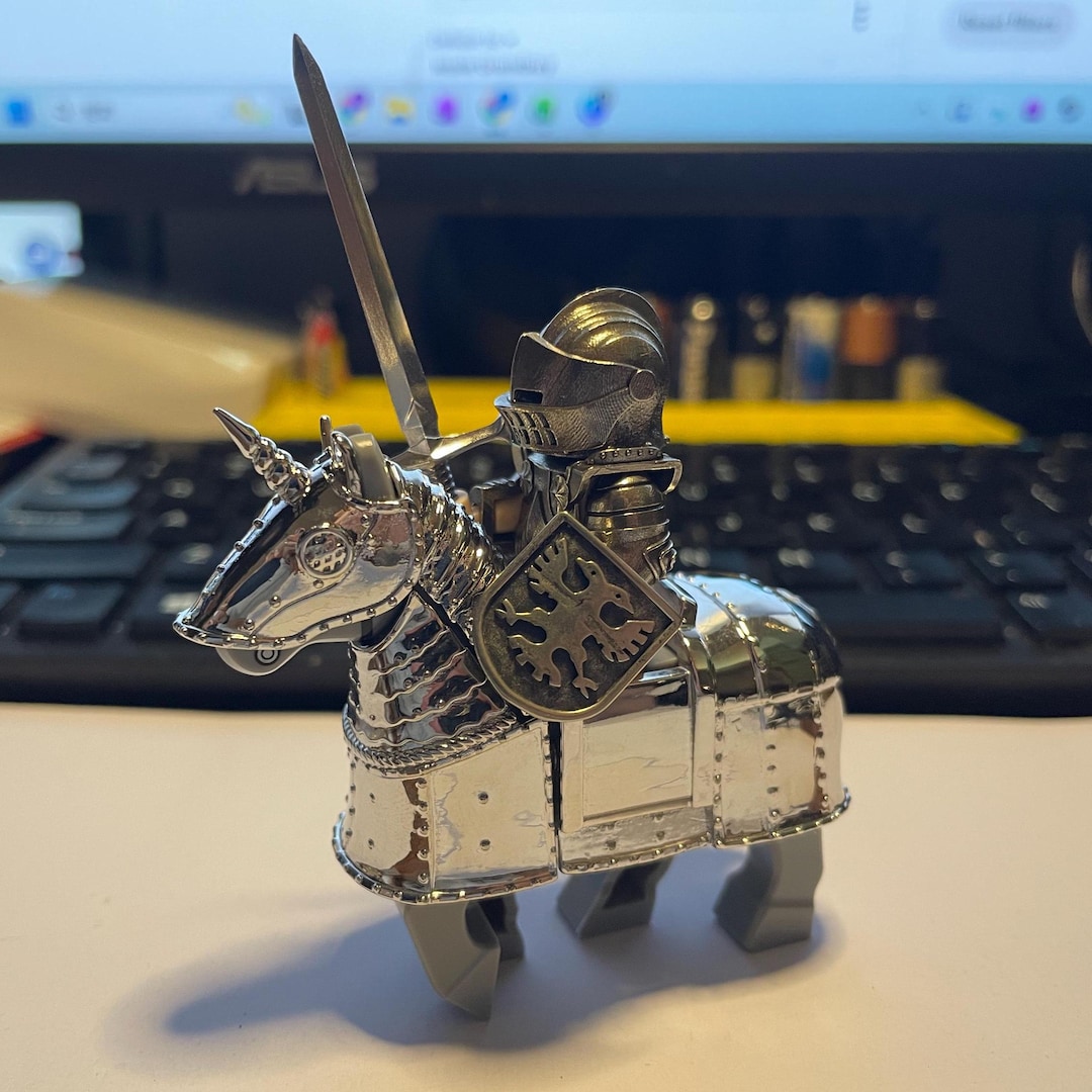 Handmade Solid Metal Horse Armor Barding | Mini Knight Horse Plate ...