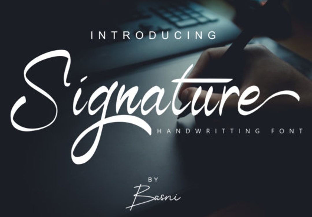 Signature Font, Scary Font, Modern Font, Handwritten Font, Signature ...