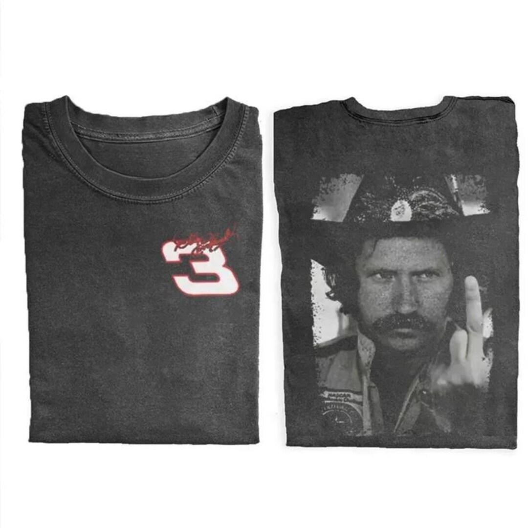 Dale Earnhardt Middle Finger T-shirt, Racing Middle Finger Sweatshirt ...
