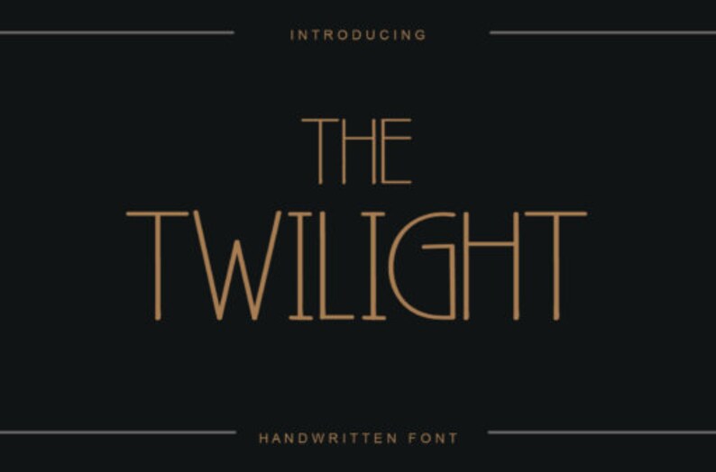 Thetwilight Font, Handwritten Font, Groovy Font, Canva Font ...