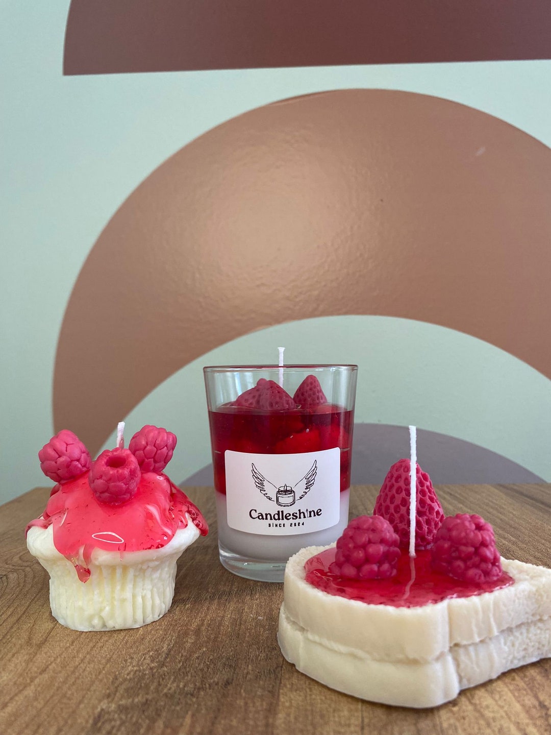 Strawberry Jam Candle & Three Item I Bougie De Luxe, Gift Candle, Home ...