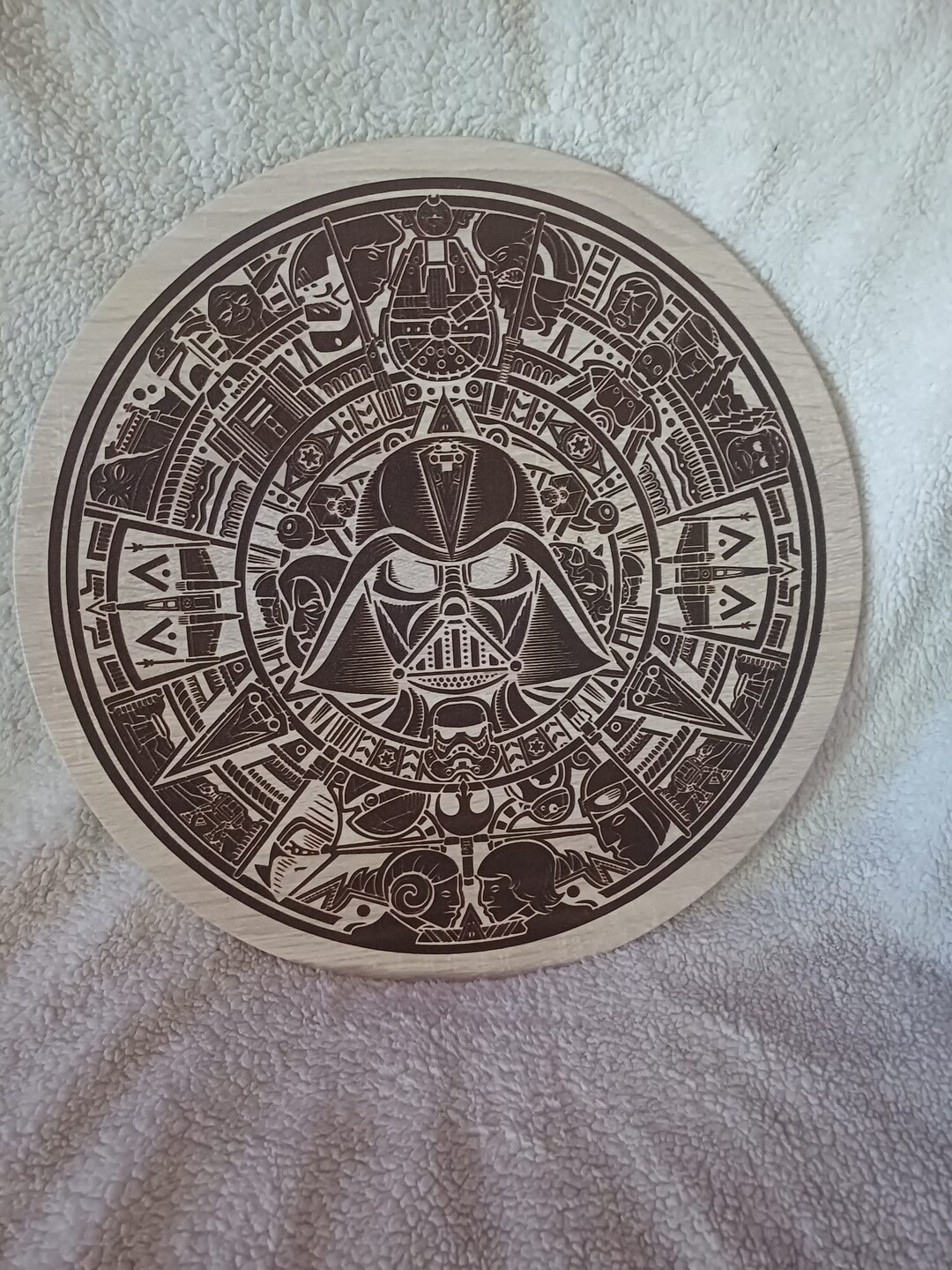 Star Wars Engraved Side Table - Etsy