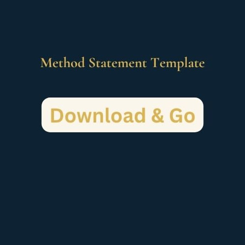 Risk Assessment + Method Statement - Bundle - Etsy