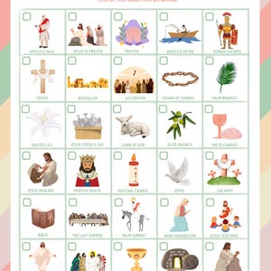 Easter Scavenger Hunt Bible Scavenger Hunt for Easter Bible Games ...