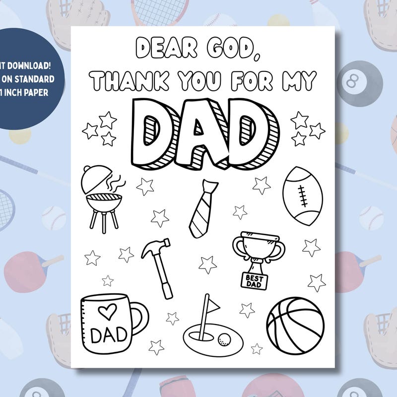 Free Fathers Day Printables - Etsy