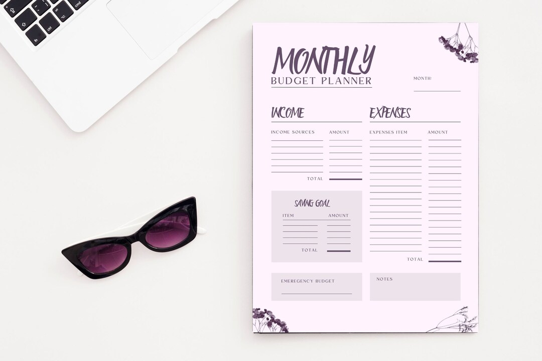 Premium Monthly Budget Planner Achieve Financial Freedom and Manage ...