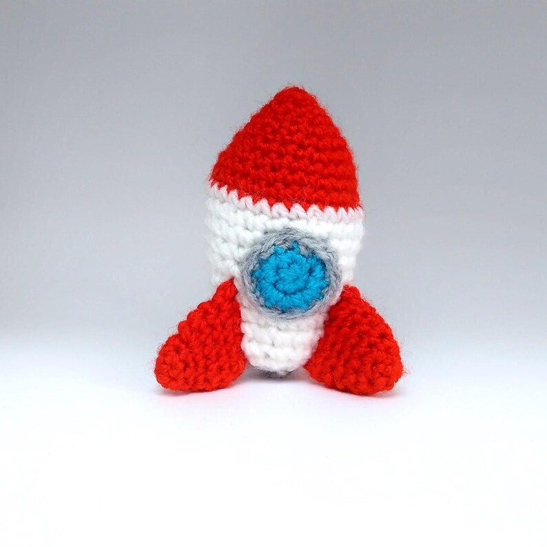 Space Rocket Easy Crochet Pattern , Amigurumi Mini Space Crochet PDF ...