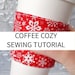 Coffee Sleeve Sewing Template Pattern PDF - Etsy