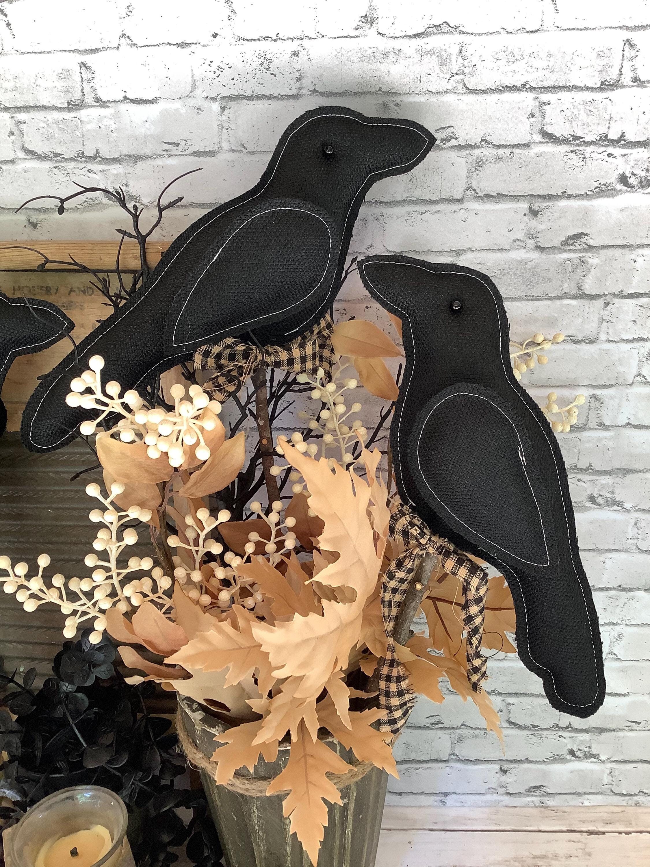 Crow Plant Pokes, Crow Stems, Falloween Decor, Halloween Decor - Etsy