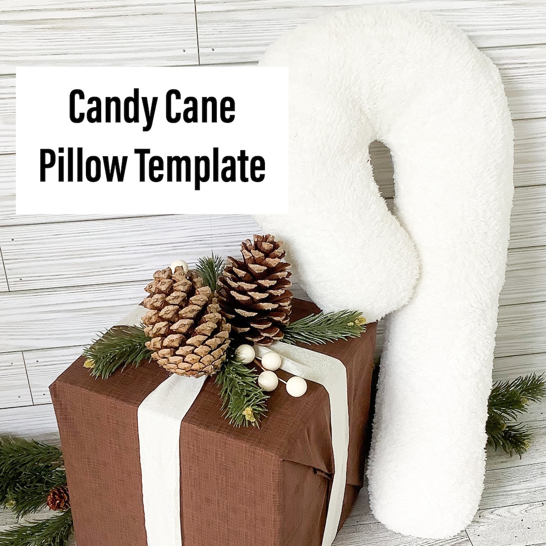 Candy Cane Sewing Template | Candy Cane DIY | Candy Cane Pattern | PDF ...