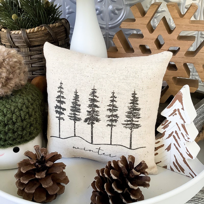 Winter Pillow - Etsy