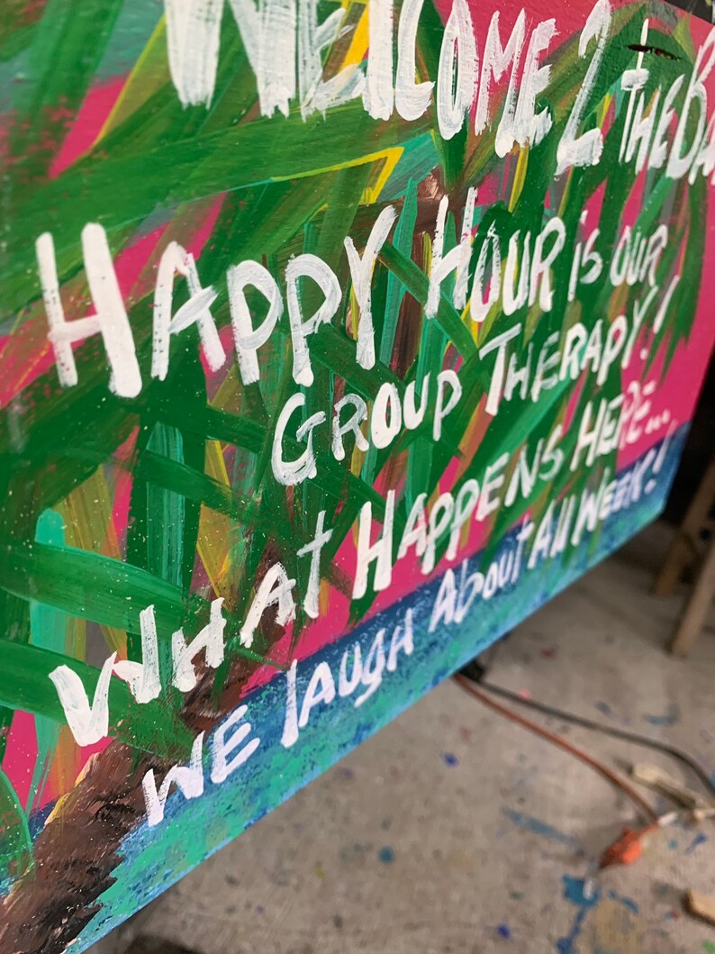 Welcome to the Bar Sign With Two Sayings - Etsy