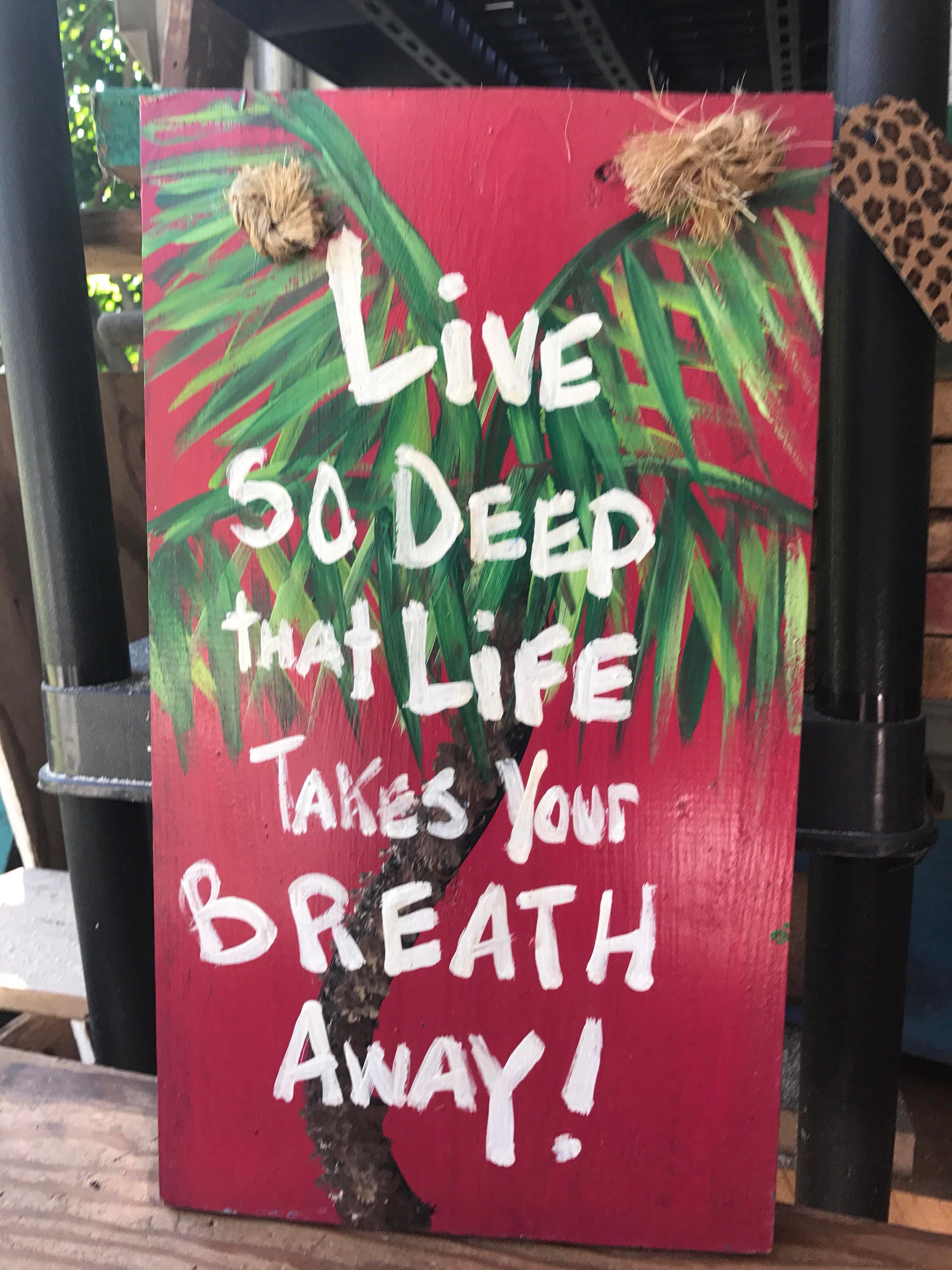 Live so Deep Sign Perfect for Mermaids - Etsy