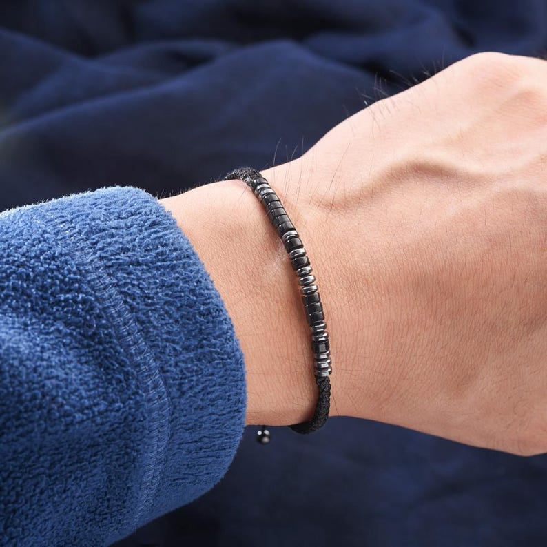 To My Son I Love You Morse Code Bracelet: Wooden Beaded Secret Message ...