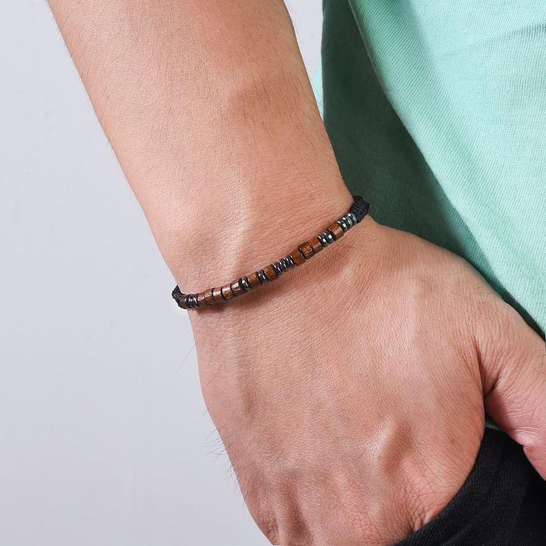 To My Son I Love You Morse Code Bracelet: Wooden Beaded Secret Message ...