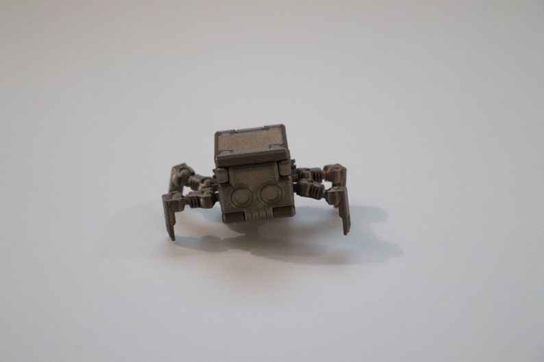 Transforming Little Cube Guy Gadget 3D Printed Mechanical Desk Toy ...