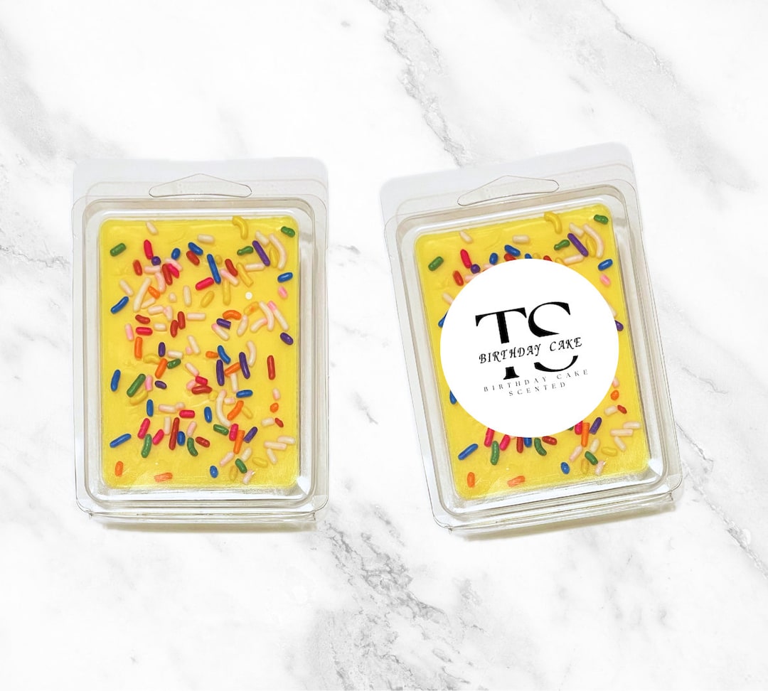 Birthday Cake Wax Melt, Birthday Cake Scented, Highly Scented, Soy Wax ...
