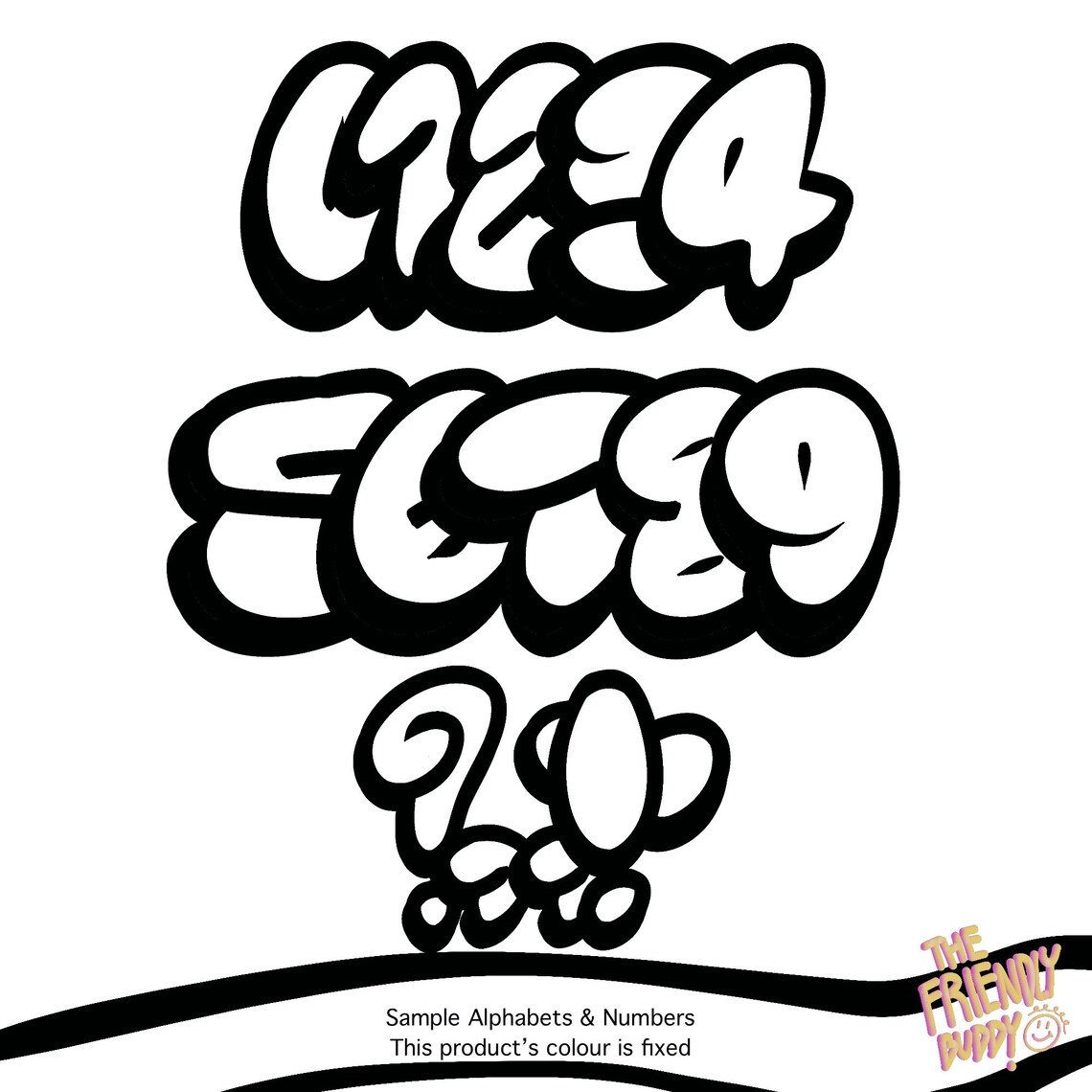 Chubby Hand Drawn Doodle Alphabet PNG, Chubby Letters, Chubby Font ...