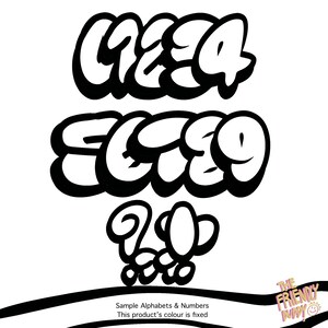 Chubby Hand Drawn Doodle Alphabet PNG, Chubby Letters, Chubby Font ...