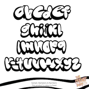Chubby Hand Drawn Doodle Alphabet PNG, Chubby Letters, Chubby Font ...