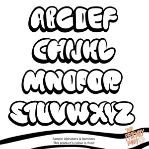Chubby Hand Drawn Doodle Alphabet PNG, Chubby Letters, Chubby Font ...