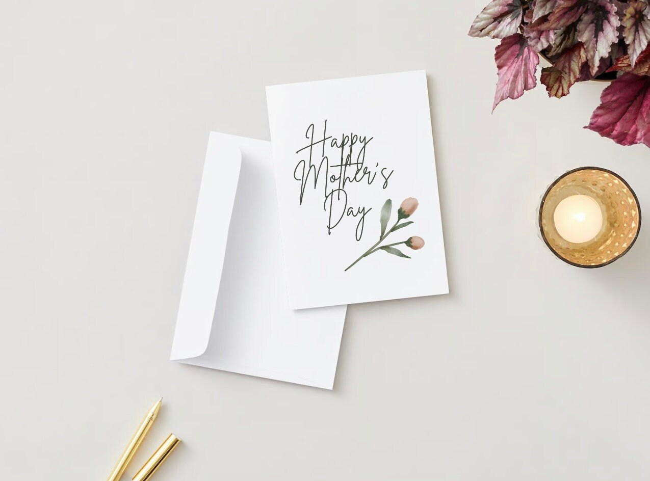 Card for Mothers Day Printable Digital Greeting Card Custom Printable ...