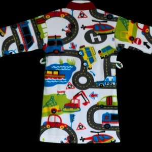 Kids' Robe Vehicle Themed Blizzard Fleece Robe Two Patch Pockets Size ...