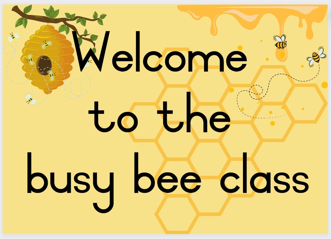 Busy Bee Classroom Theme Posters - Etsy