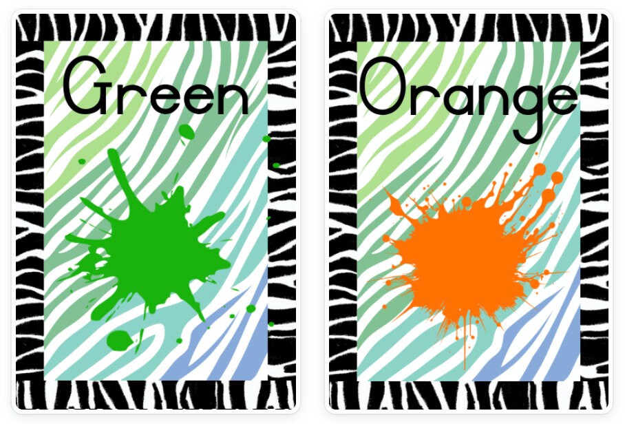 Zebra Classroom Theme Posters - Etsy