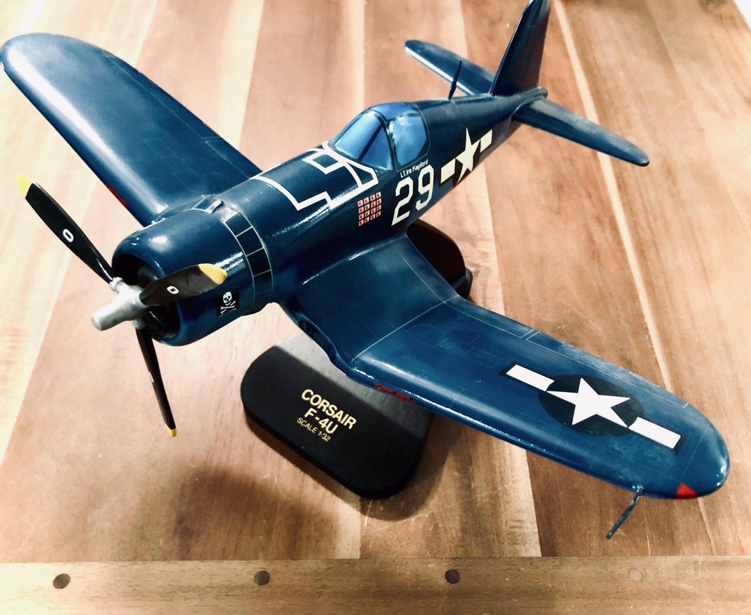 Vintage, USA Corsair, F-4U, World War II , Fighter Plane, Desktop 1/32 ...
