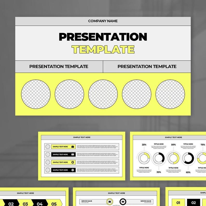 Modern Marketing Presentation Template | Tech Startup, Saas Business ...