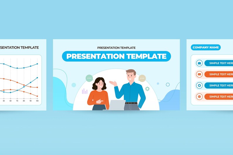 Modern Marketing Presentation Template | Tech Startup, Saas Business ...