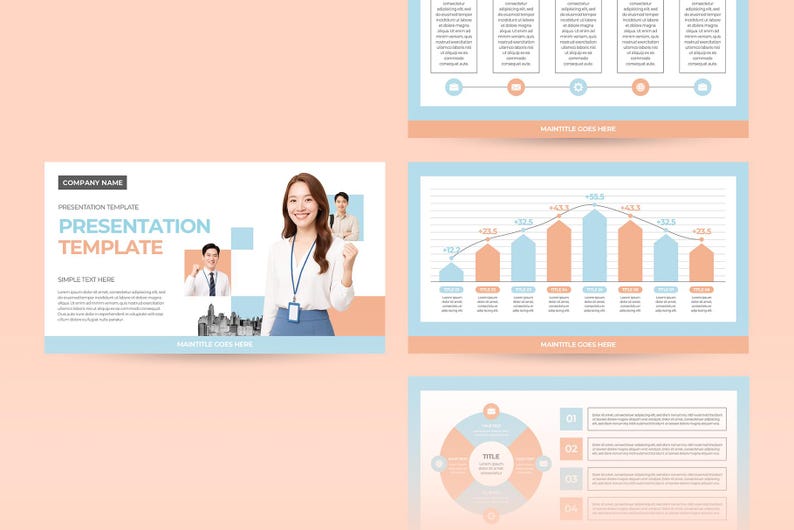 Modern Marketing Presentation Template | Tech Startup, Saas Business ...