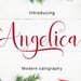 Angelica Font, Luxury Font, Cricut Font, Casual Font, Modern Font ...