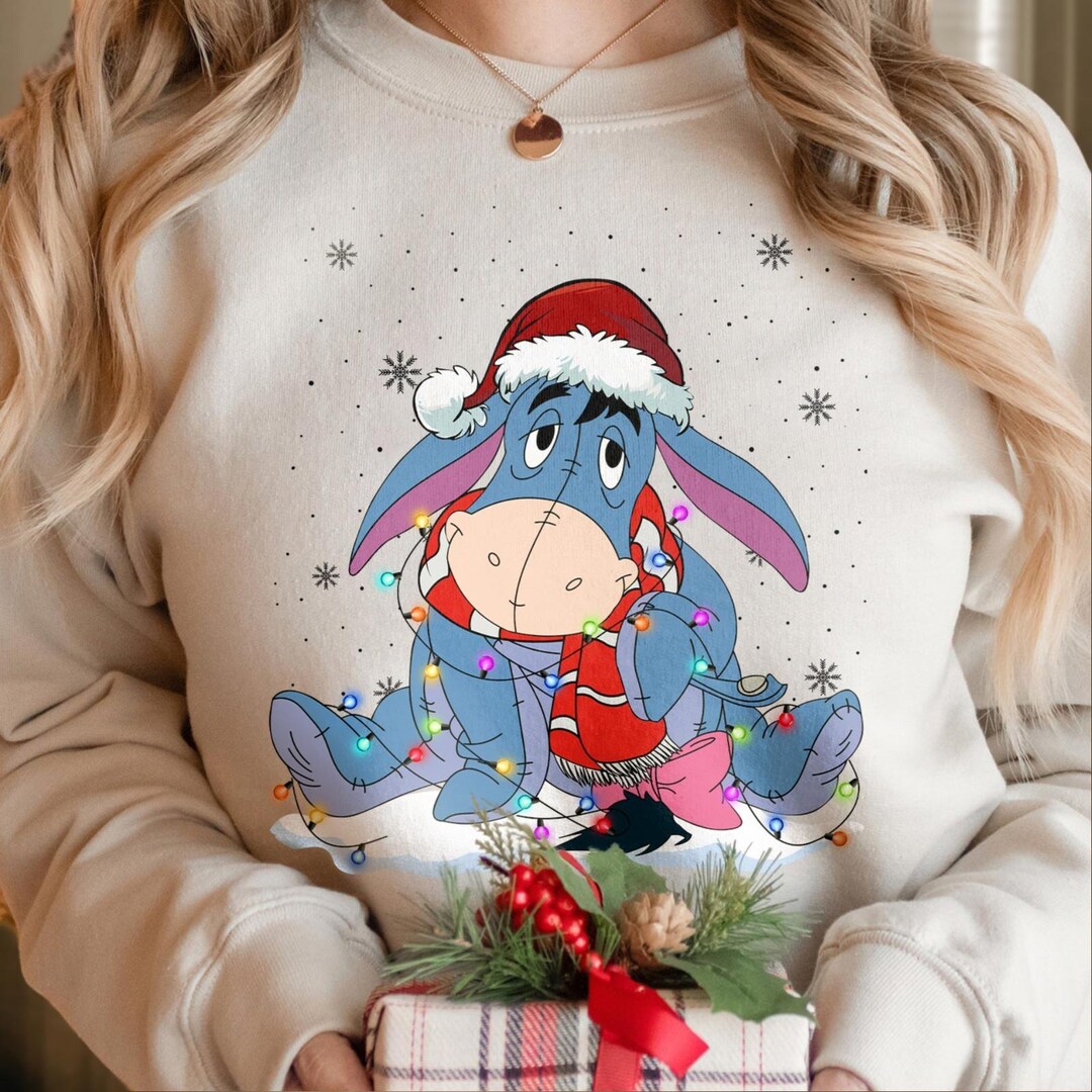 Christmas Eeyore Sweatshirt, Winnie the Pooh Shirt, Disney Trip Tee ...