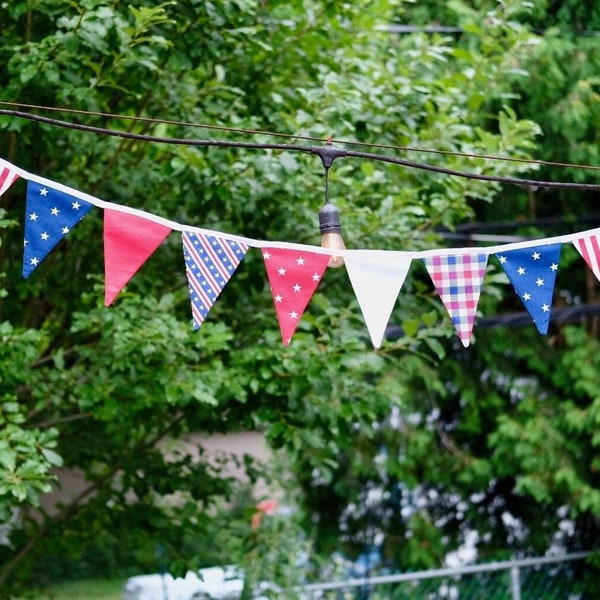 Patriotic Bunting - Etsy