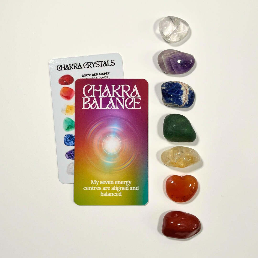 Chakra Healing Reiki Crystals for Balance, Energy Alignment, Stress ...