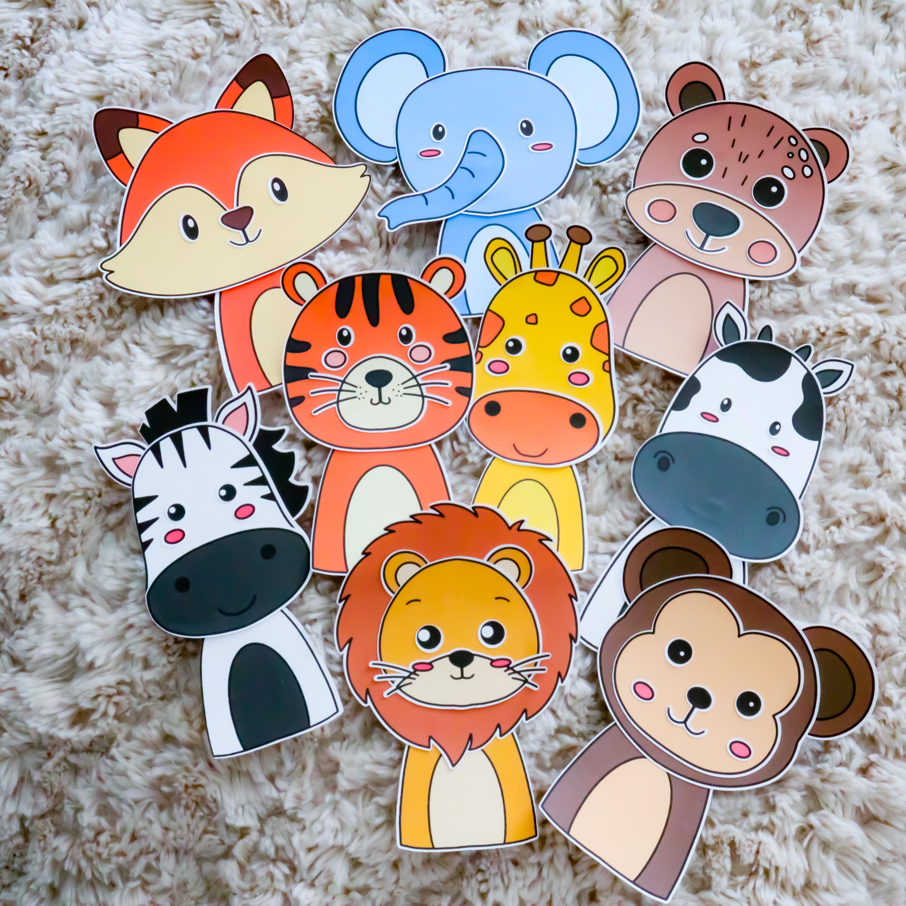 Creation Story Animal Craft: Genesis Bible Lesson (PDF Pattern) - Etsy