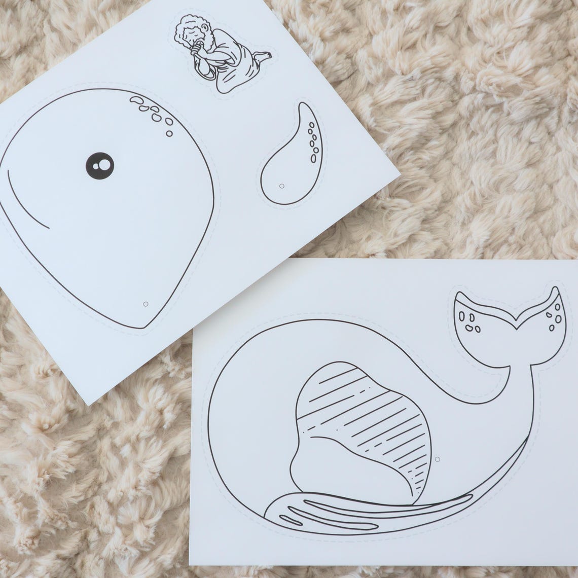 Jonah and the Whale Craft | Printable Bible Craft for Kids | Sunday ...