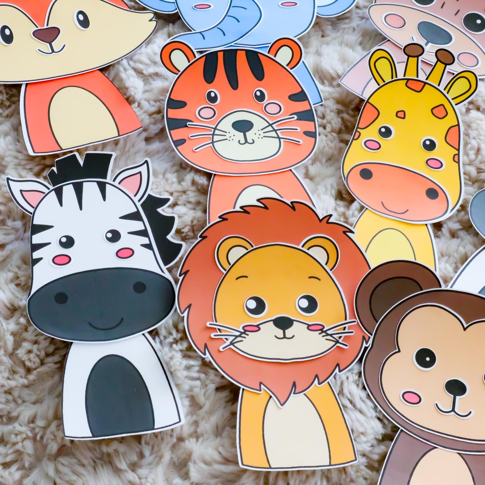 Creation Story Animal Craft: Genesis Bible Lesson (PDF Pattern) - Etsy