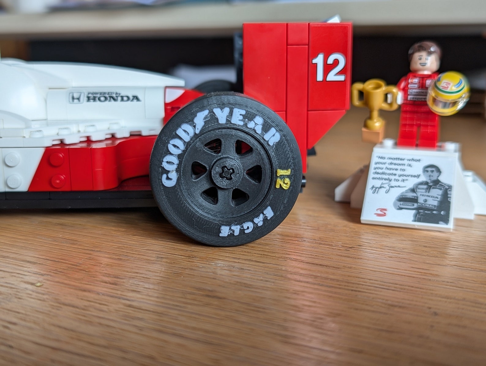 Mclaren & Ayrton Senna Realistic Wheels. You Will Get 1x4 Set 10330 - Etsy