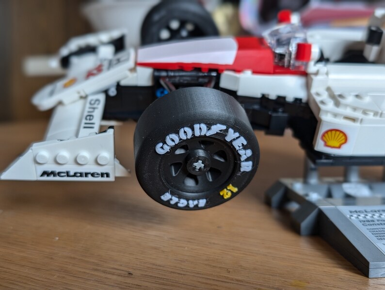 Mclaren & Ayrton Senna Realistic Wheels. You Will Get 1x4 Set 10330 - Etsy