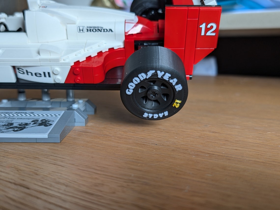 Mclaren & Ayrton Senna Realistic Wheels. You Will Get 1x4 Set 10330 - Etsy