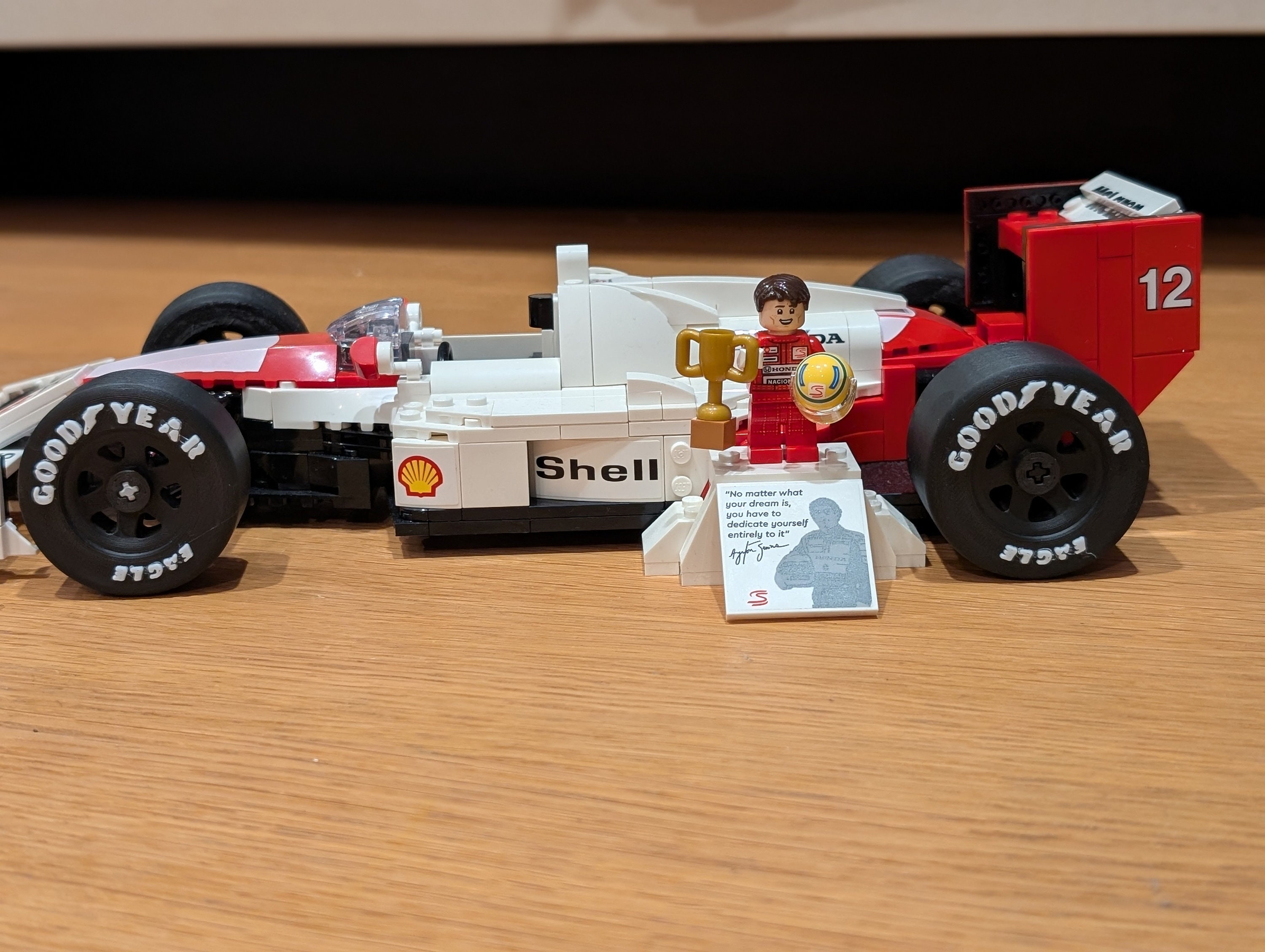 Mclaren & Ayrton Senna Realistic Wheels. You Will Get 1x4 Set 10330 ...