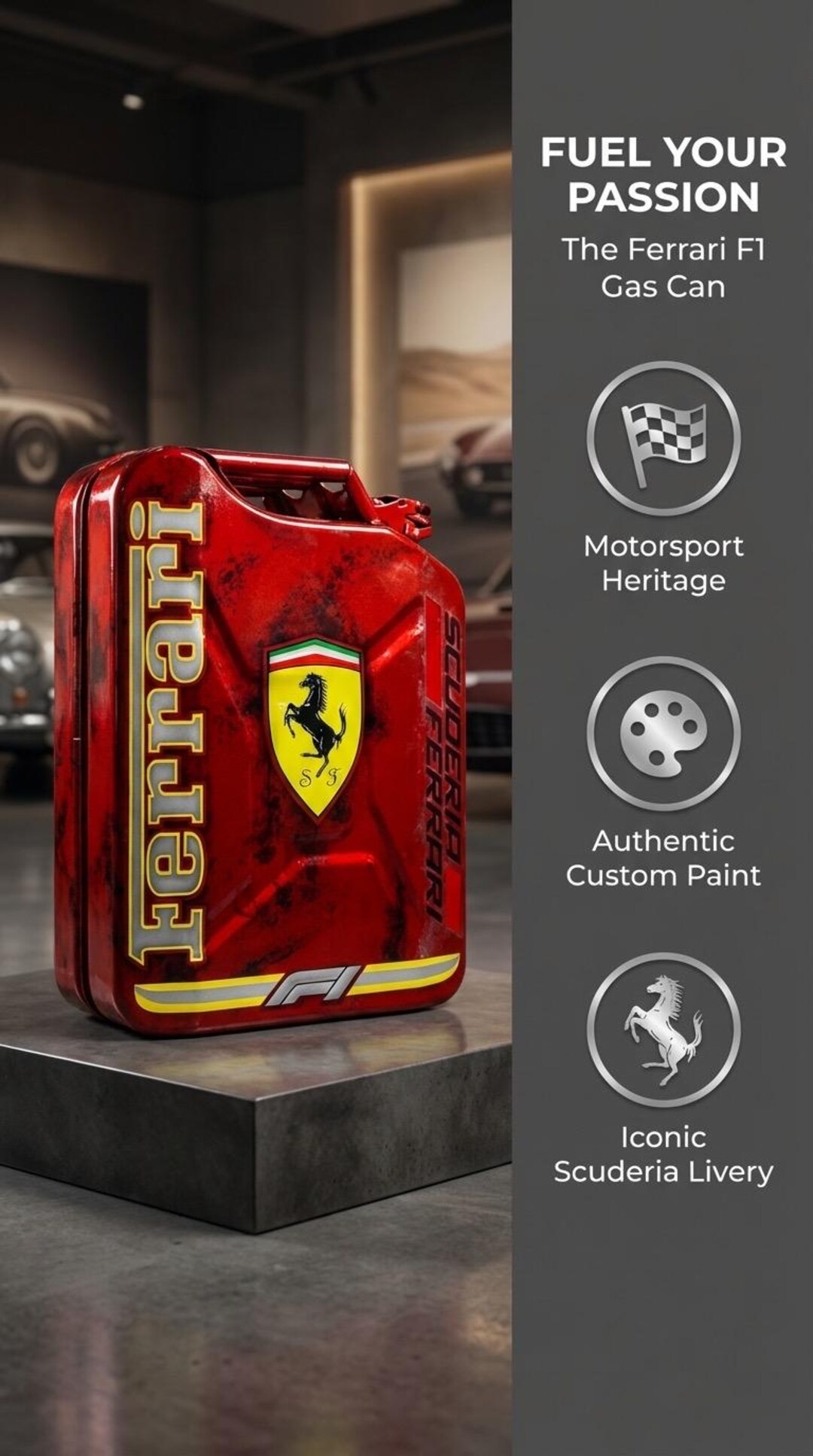 Ferrari F1 Gas Can - Etsy