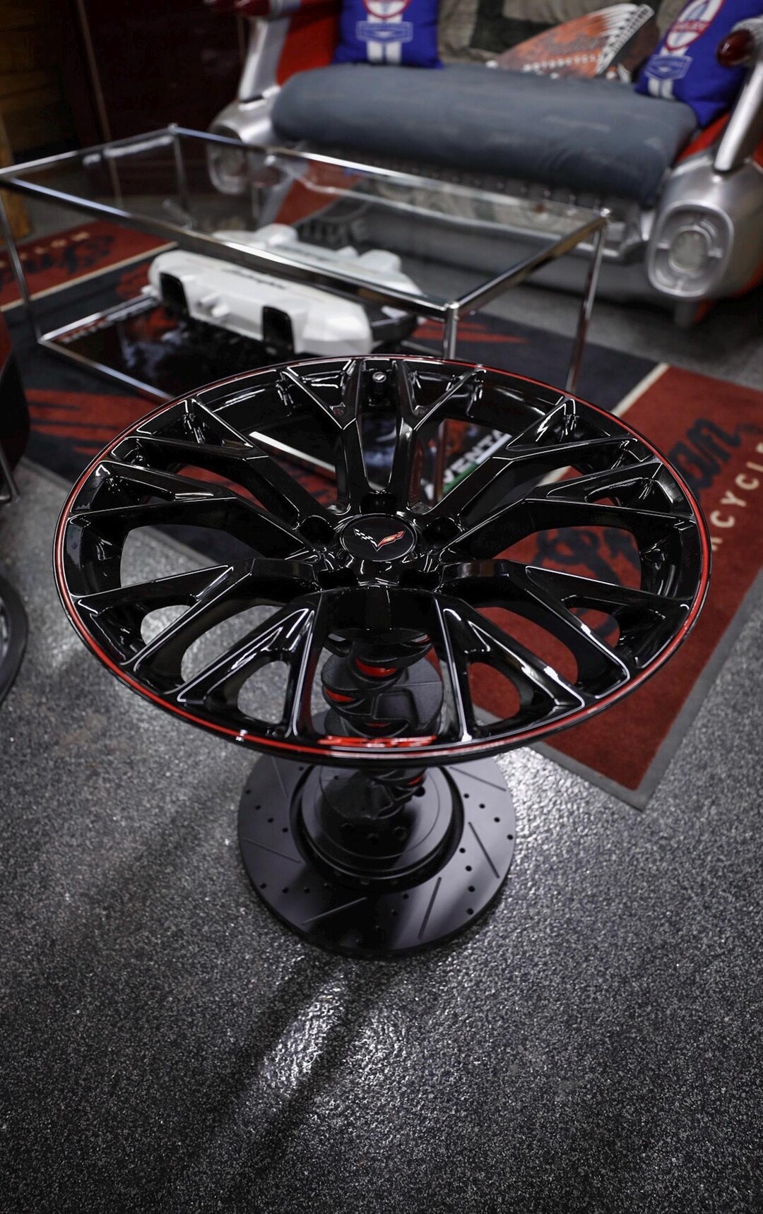 Corvette C7 Z06 Wheel Table - Etsy
