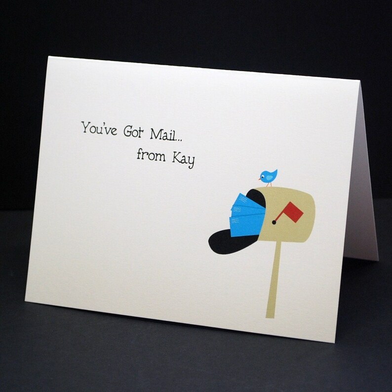 You've Got Mail Personalized Note Cards Set of 6 - Etsy