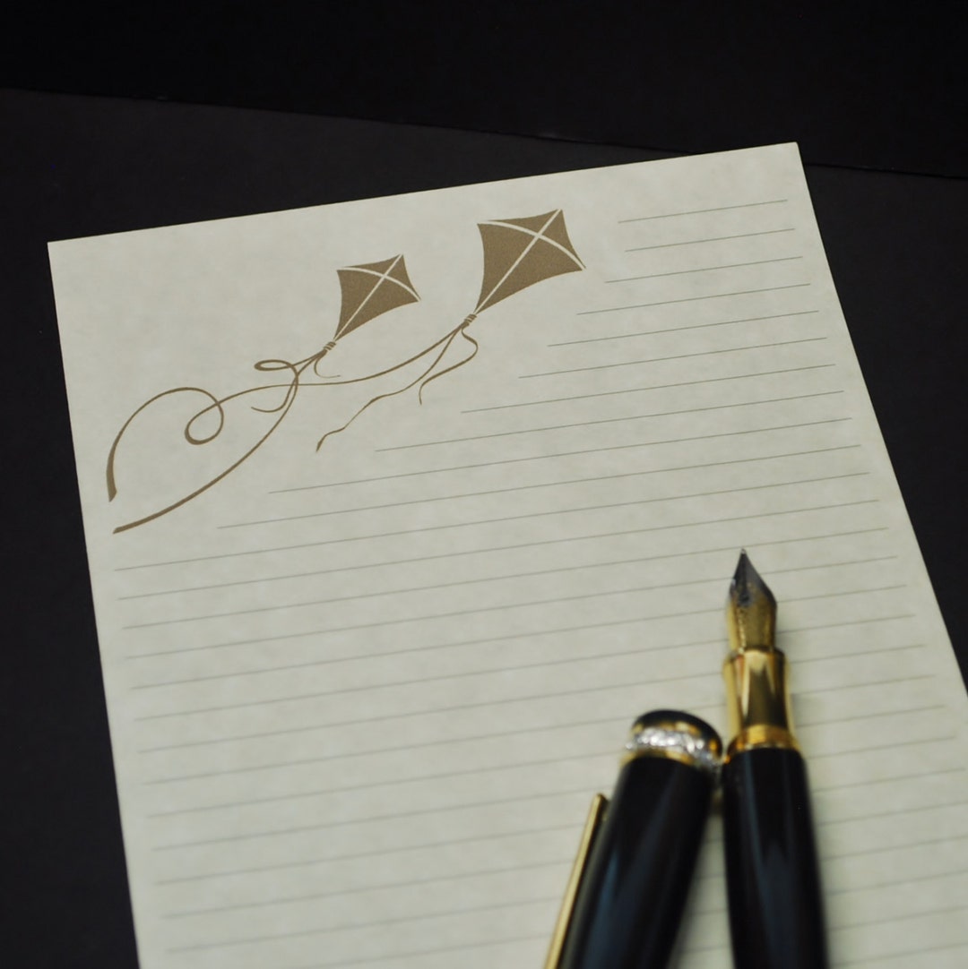 Rustic Kites, Stationery Set, 5.5 X 8.5, Letter Writing Set, Writing ...